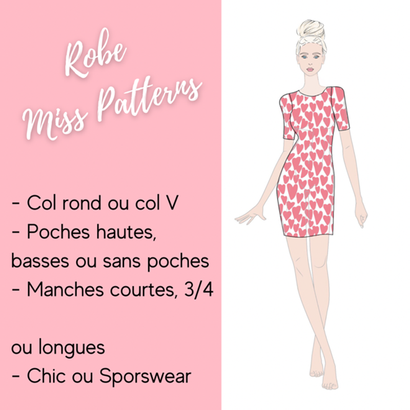 code d article robe miss patterns